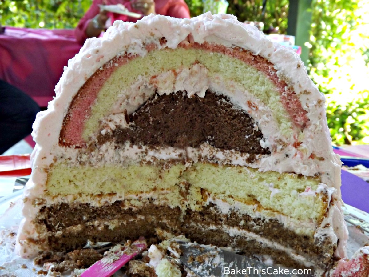 Vintage Harlequin Cake Recipe with an Extraordinary Heirloom Strawberry ...