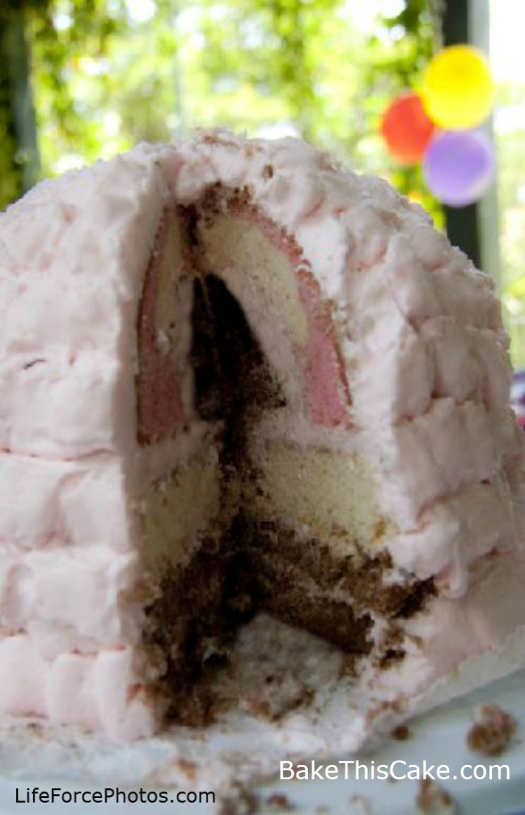 Vintage Harlequin Cake Recipe with an Extraordinary Heirloom Strawberry ...