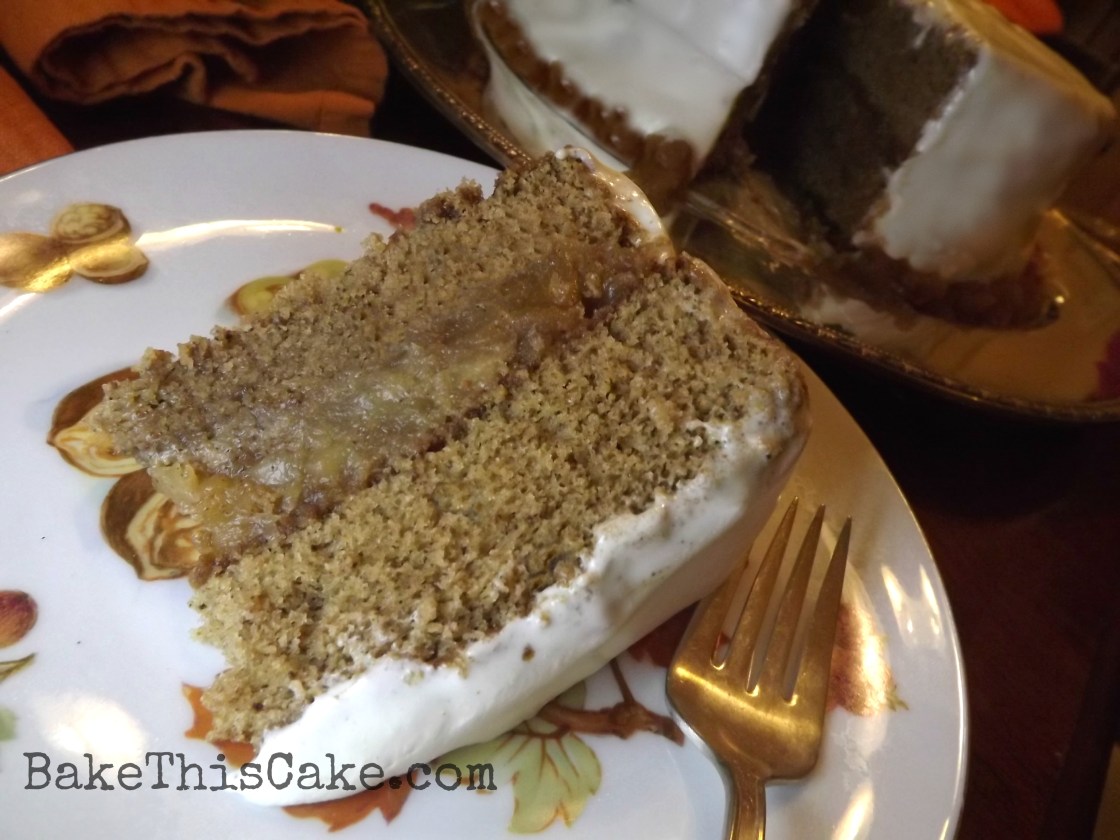 Applejack Cake – A Vintage Sour Cream Spice #Cake Recipe with Apple Pie ...