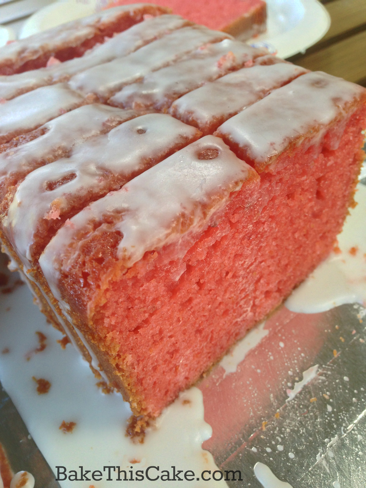 Pink Party Strawberry Lemonade Party Pound #Cake Recipe | Bake This Cake!